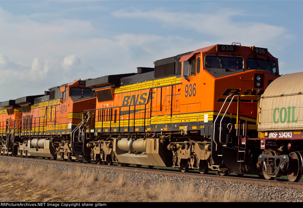 BNSF 936 Ex Santa Fe C40-8W)